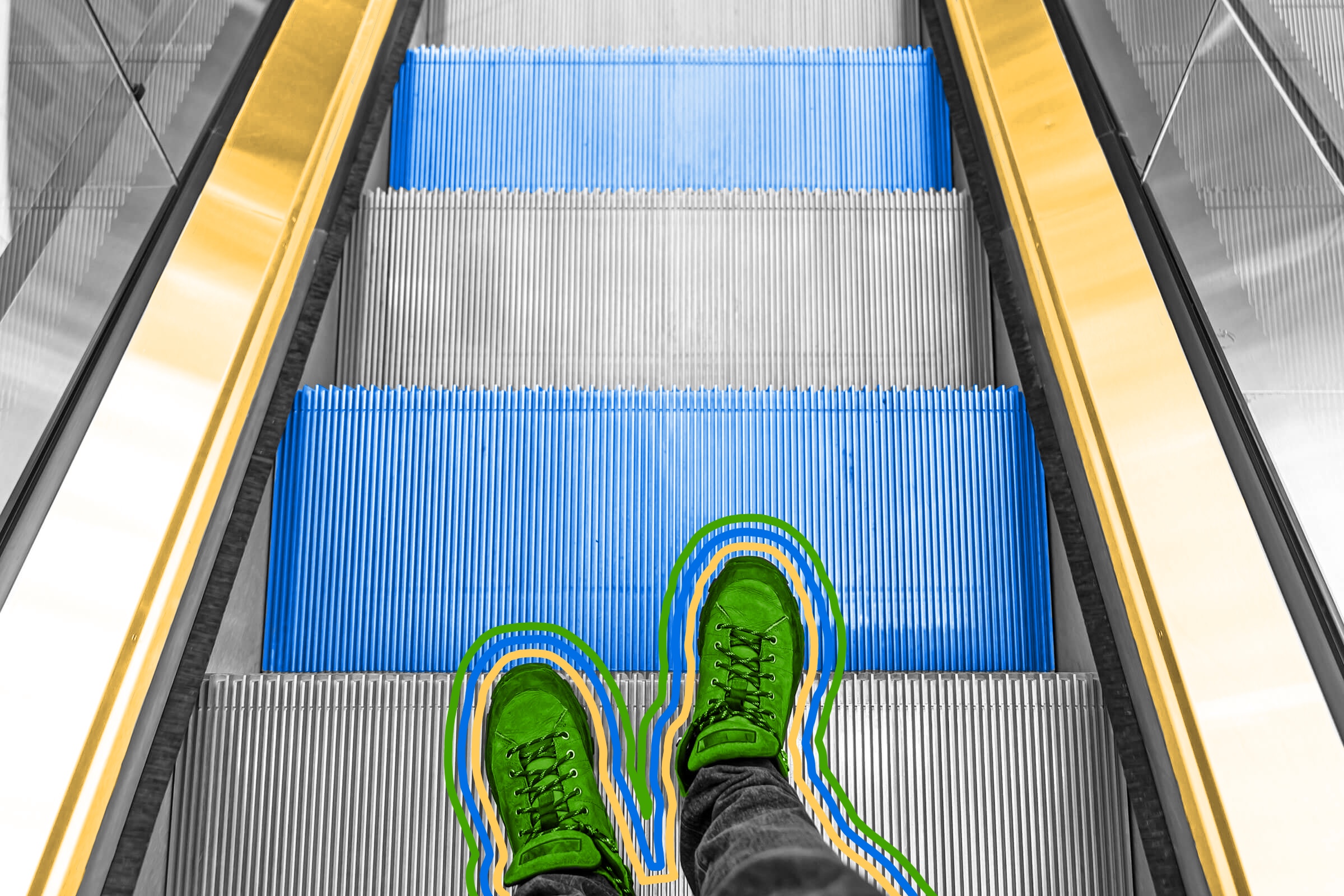 The first working escalator was an amusement park ride. - Interesting Facts