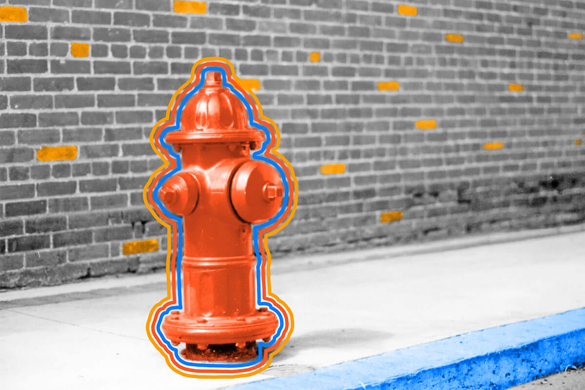 The original patent for the fire hydrant was destroyed in a fire ...