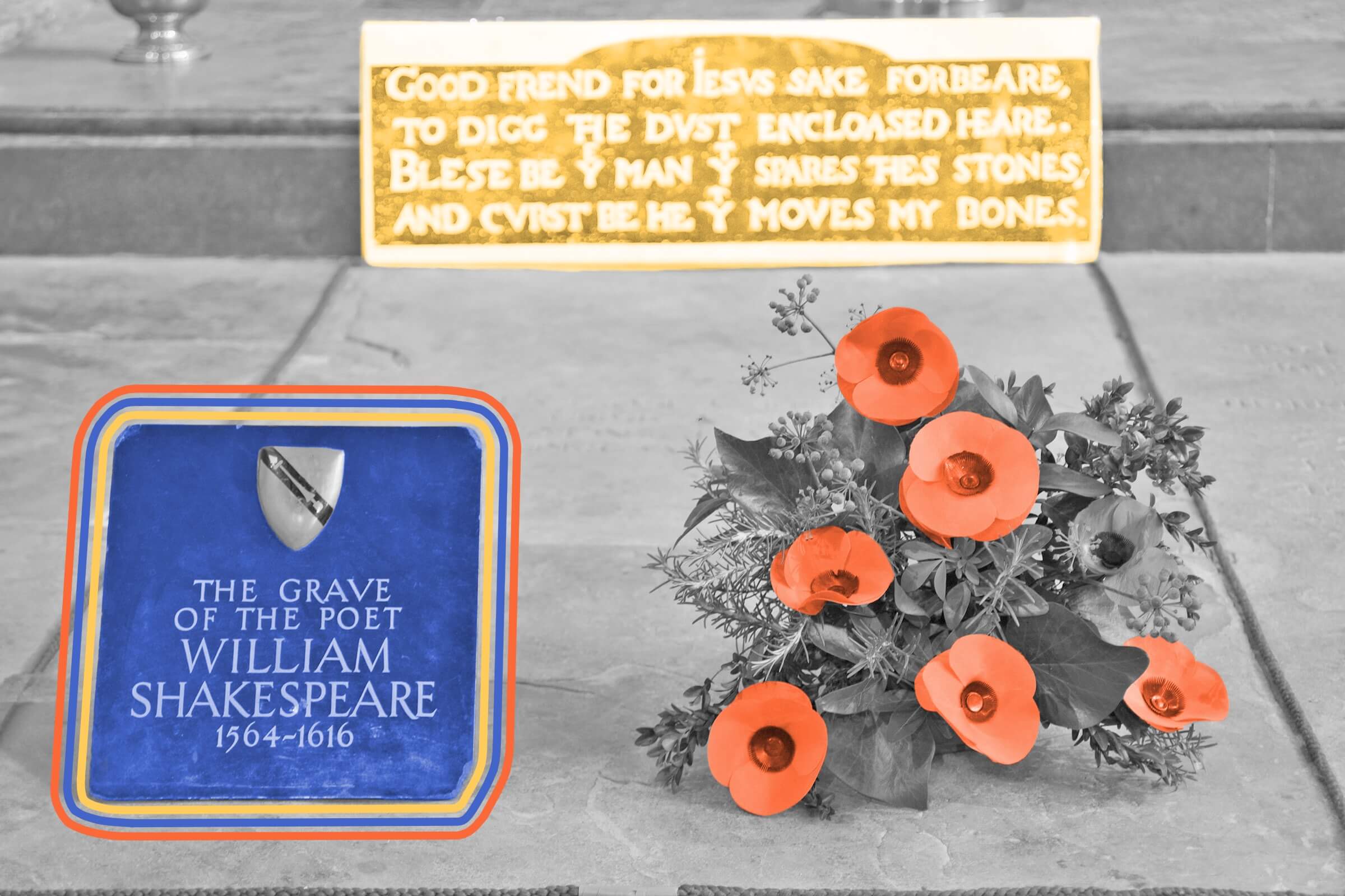 The epitaph on Shakespeare's grave is a curse. - Interesting Facts