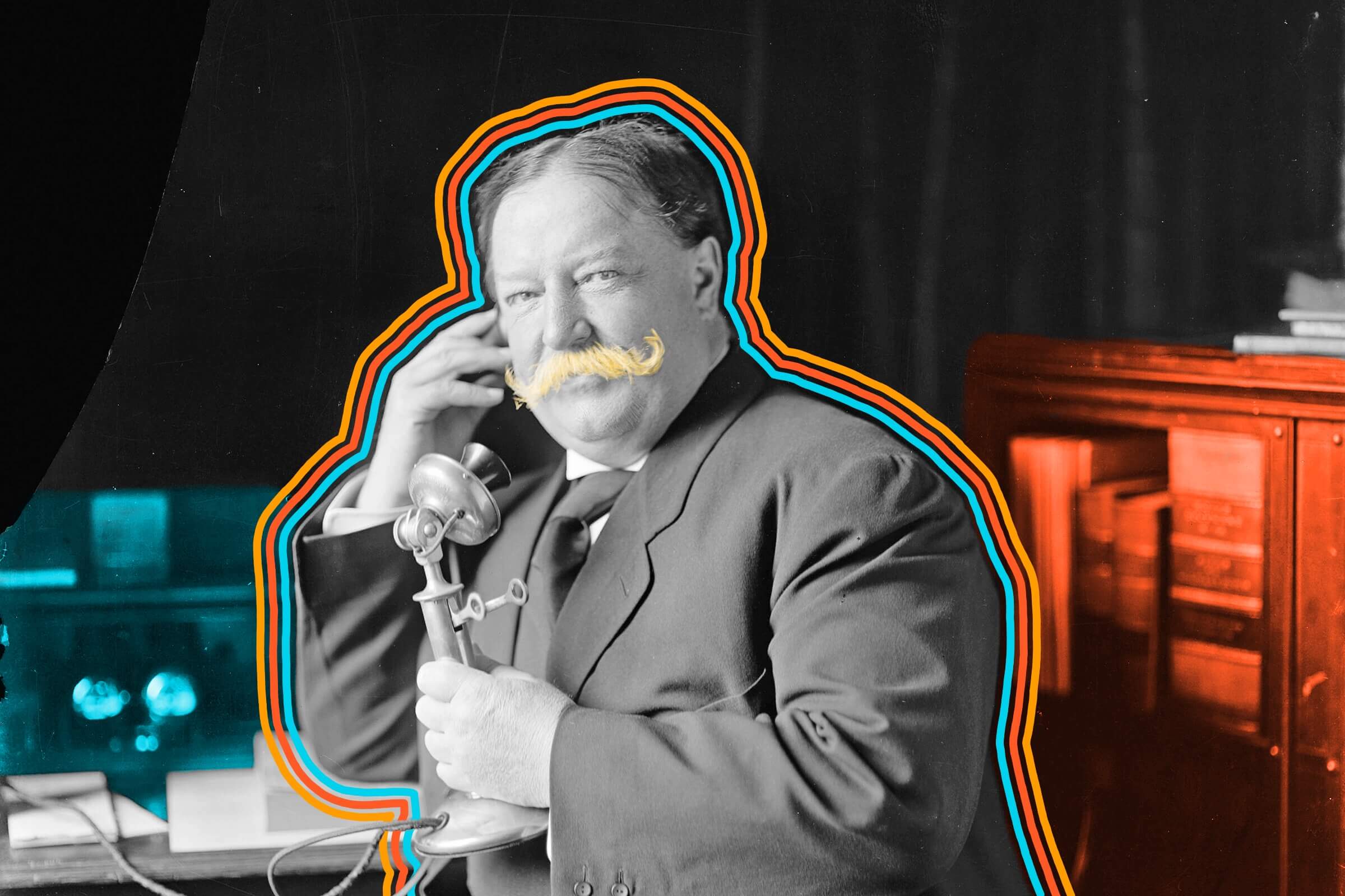 The last U.S. president with facial hair was William Howard Taft ...