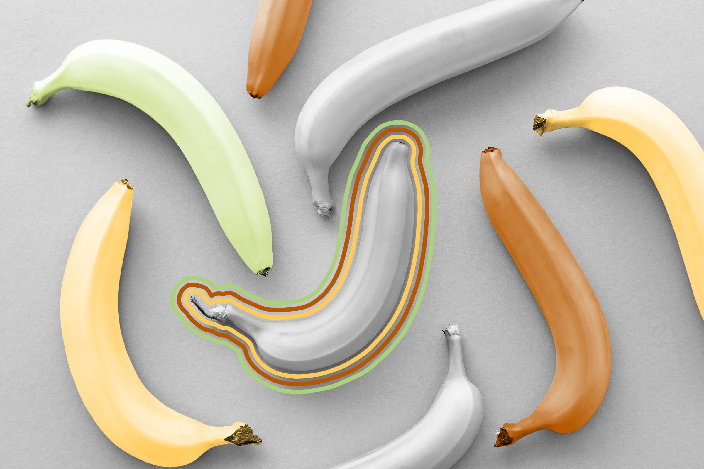 Bananas are curved because they grow toward the sun. - Interesting Facts