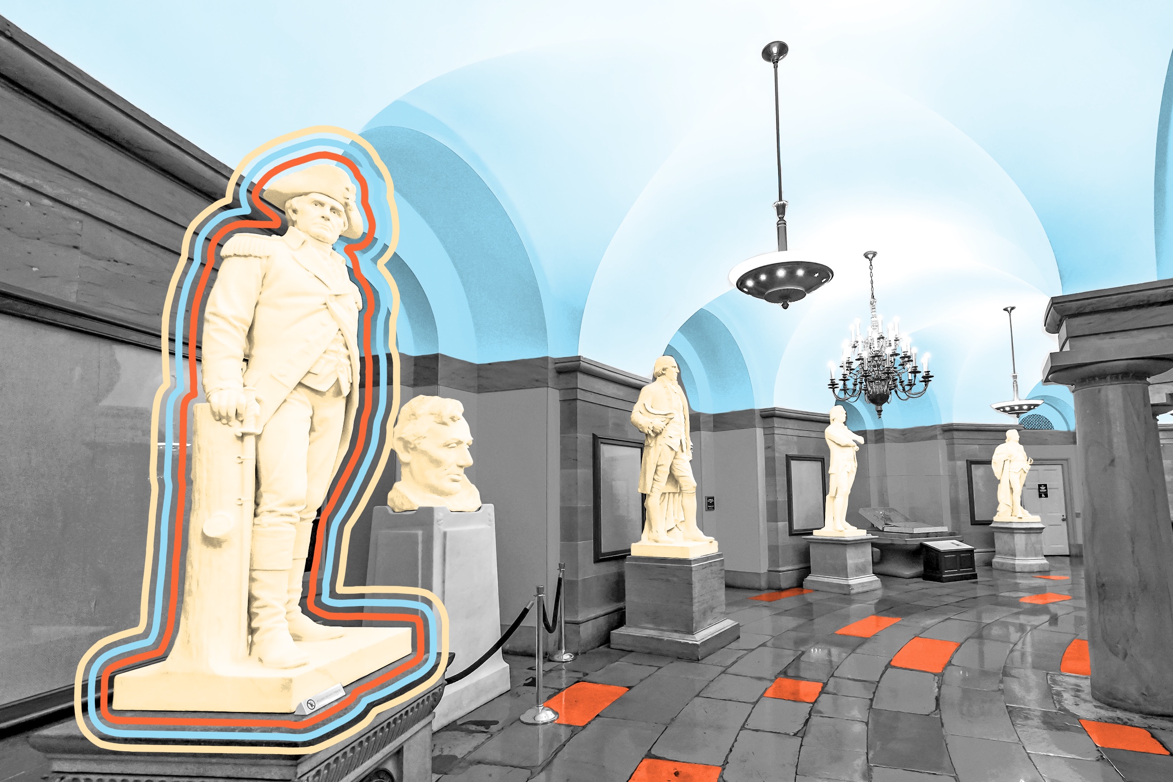 There's a crypt underneath the U.S. Capitol, but nobody is buried there ...