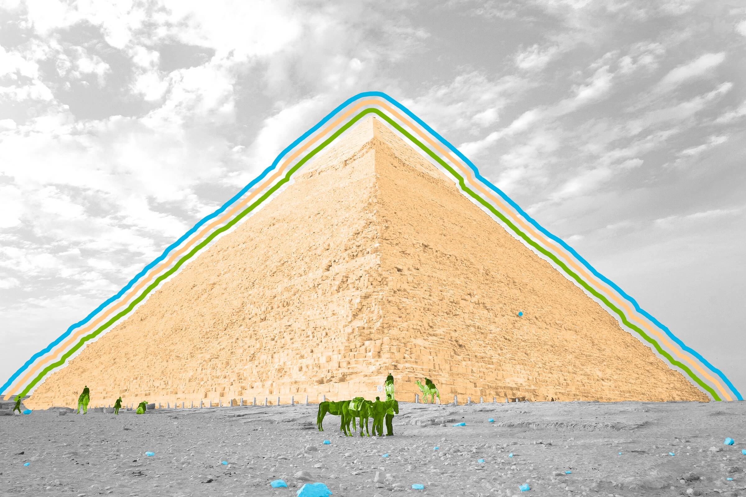 The Great Pyramid of Giza was the tallest structure in the world for ...