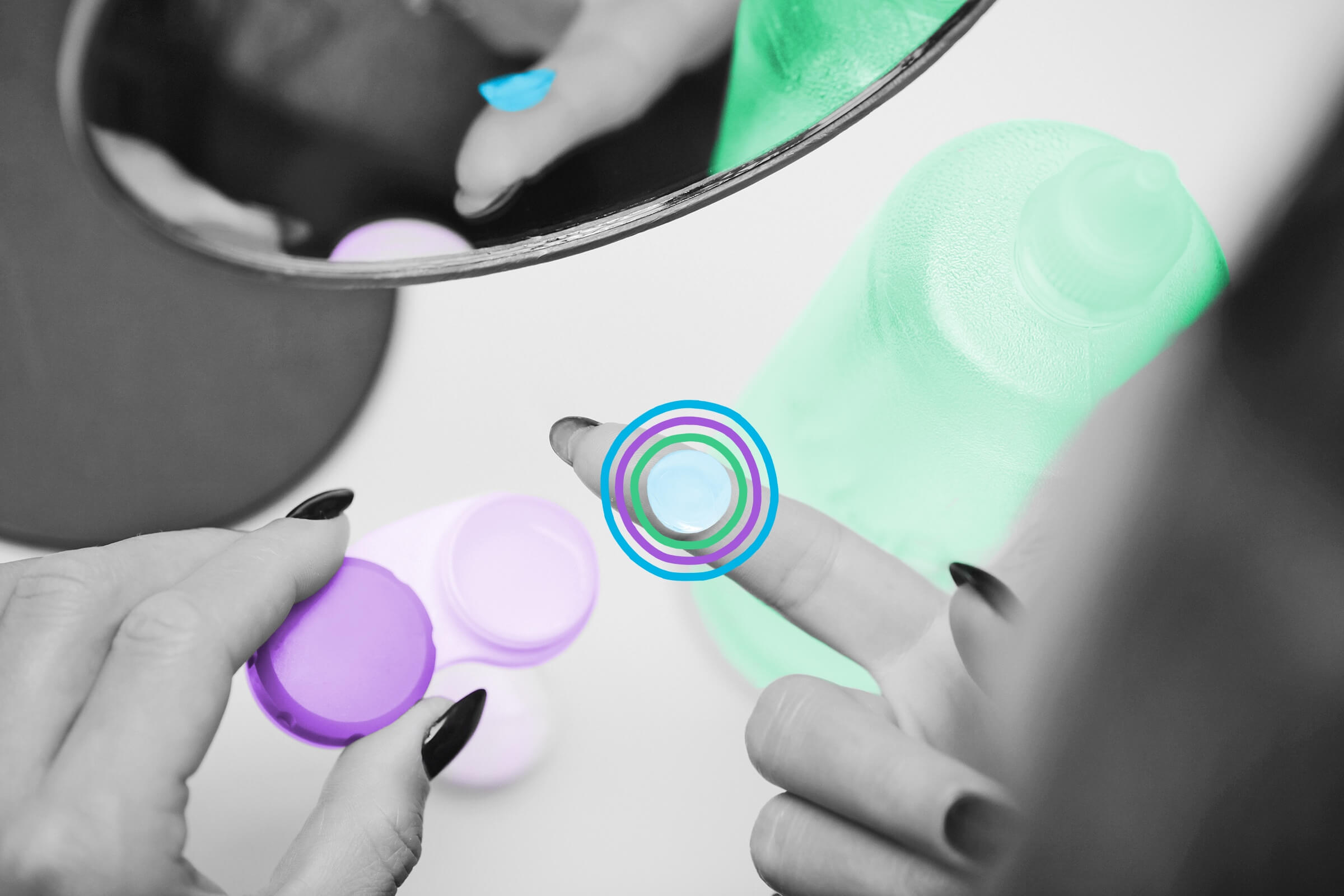 The first contact lenses were made of glass. - Interesting Facts